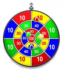 Klettball-Dartscheibe - Der Wurfspaß für Kinder